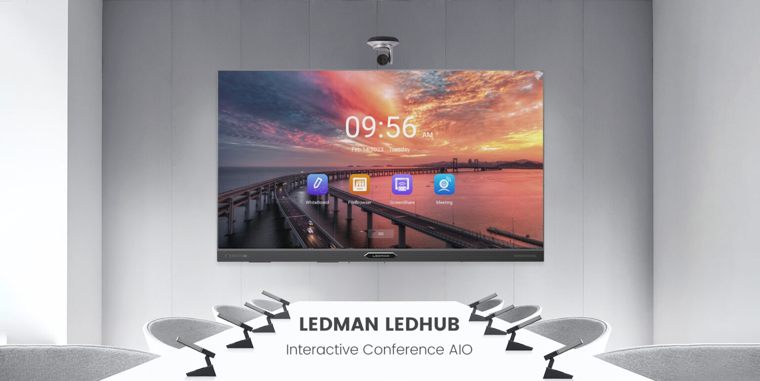 Conference Room Smart Interactive Display Board | Ledman